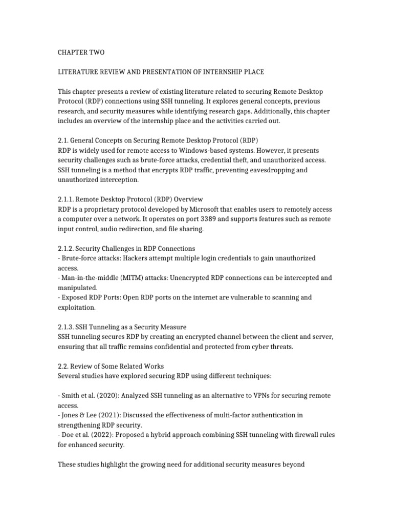 Chapter 2 Literature Review | PDF | Security | Computer Security