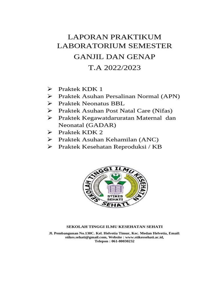 Laporan Praktikum Kesehatan 2022/2023 | PDF