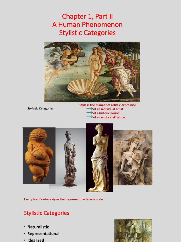 Ch. 1, Part II Stylistic Categories, Online-1 | PDF | Abstract Art ...