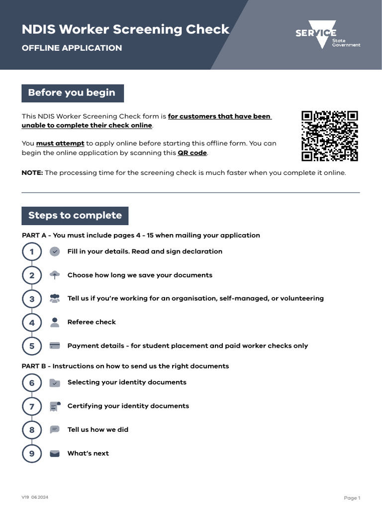 NDIS Offline Form | PDF | Identity Document | Driver's License