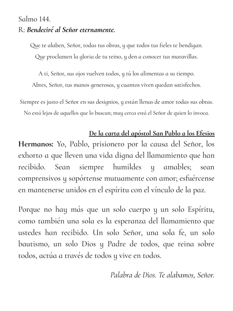 Lecturas Dominicales | PDF