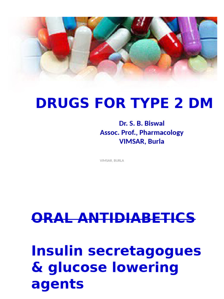 Type 2 Diabetes Management: Oral Medications | PDF | Diseases And ...