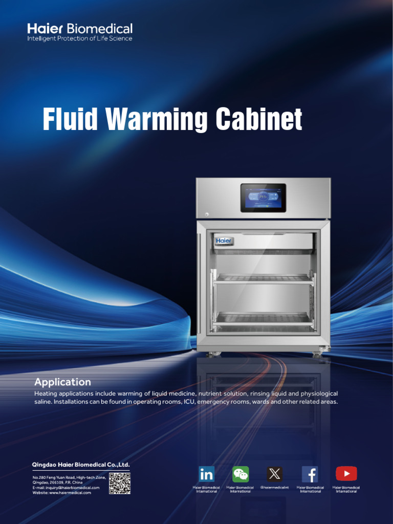 Fluid Warming Cabinet Features & Benefits | PDF | Sterilization ...