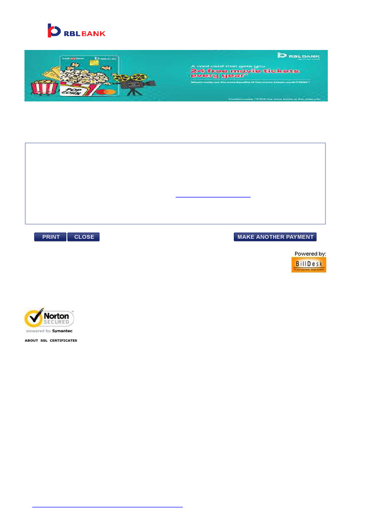 5574 RBL Bank Credit Card1 | PDF