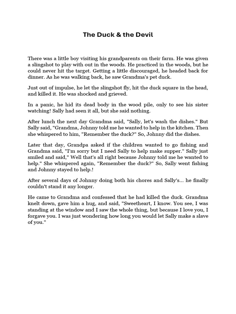 The Duck and The Devil | PDF