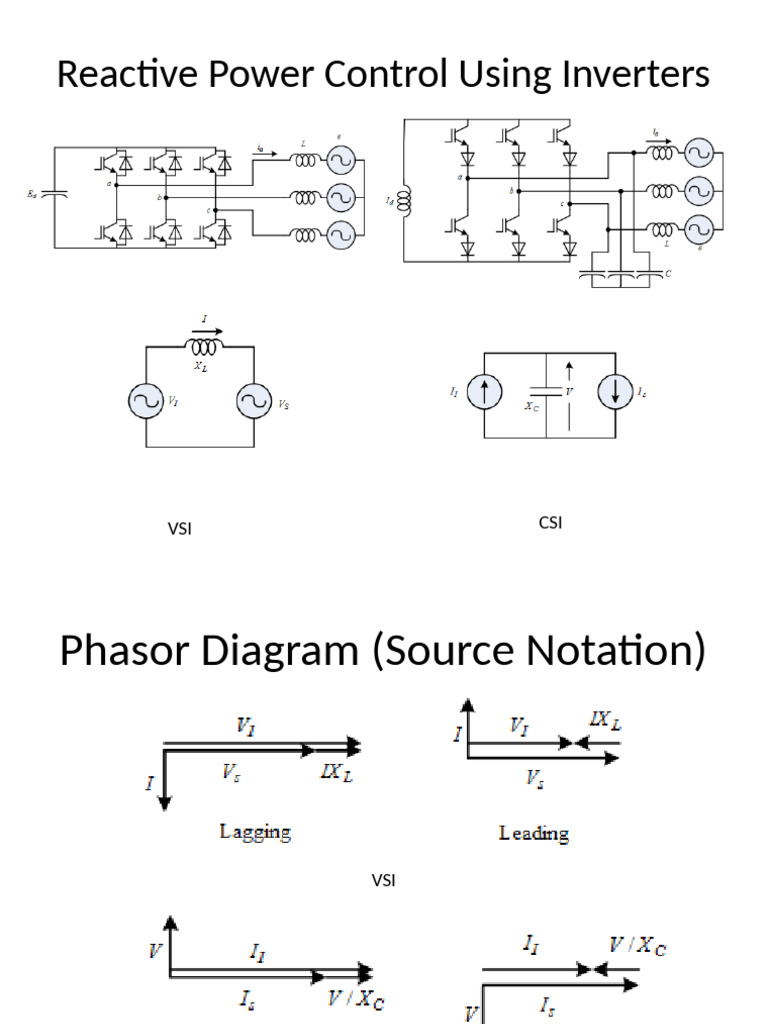 Reactive Power Control Using Inverters | PDF