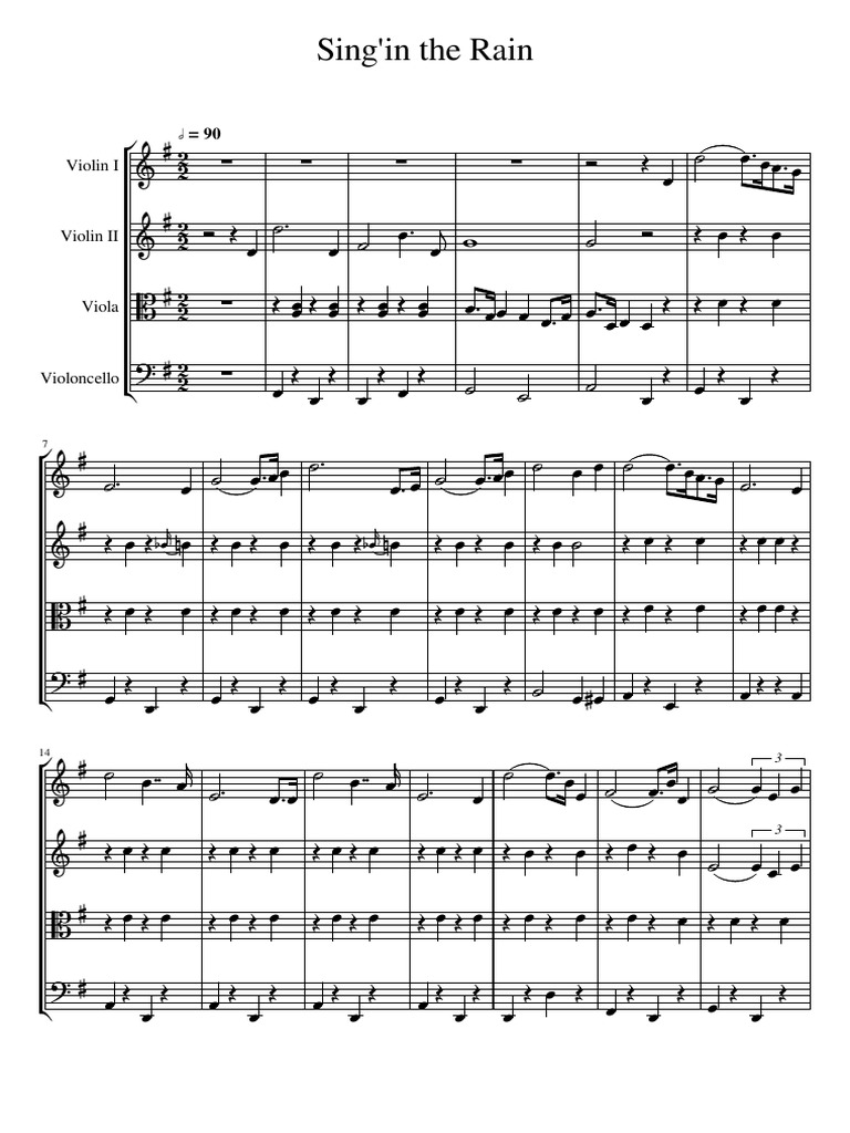 Singin_the_Rain_string_quartet | PDF