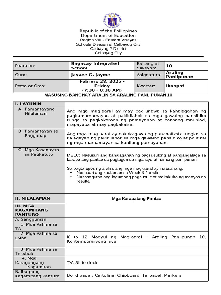 DLP DAY 10 Summative Test | PDF