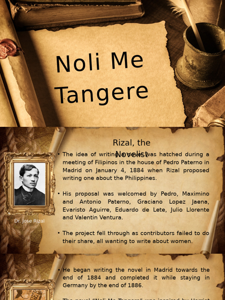 Noli Me Tangere Report | PDF | Spanish Language Literature | Novels
