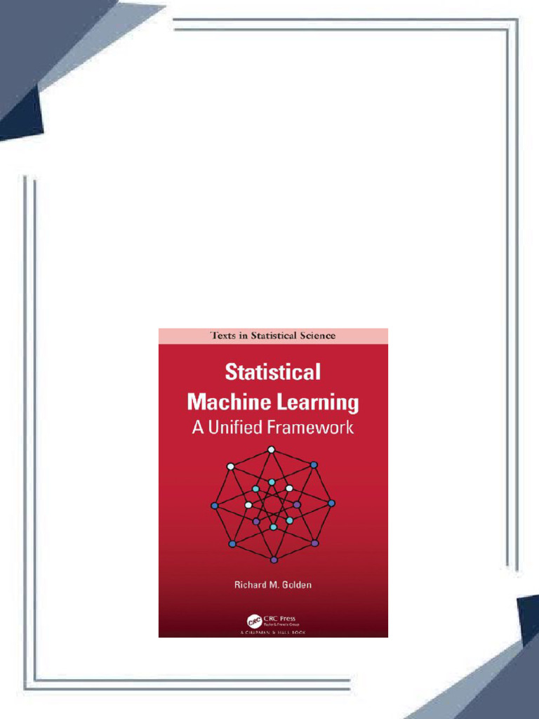 Statistical Machine Learning 1st Edition Richard M. Golden - Download ...