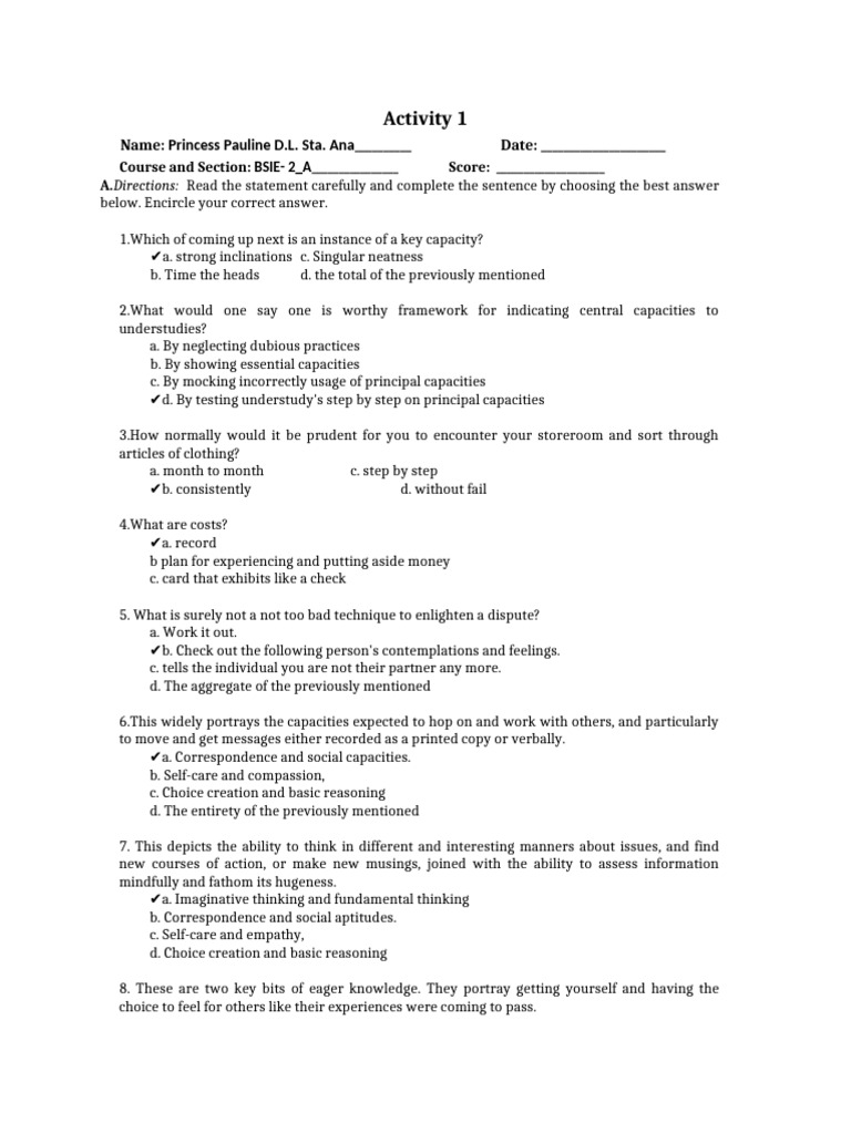 Key Skills in Family and Consumer Sciences | PDF | Wedding