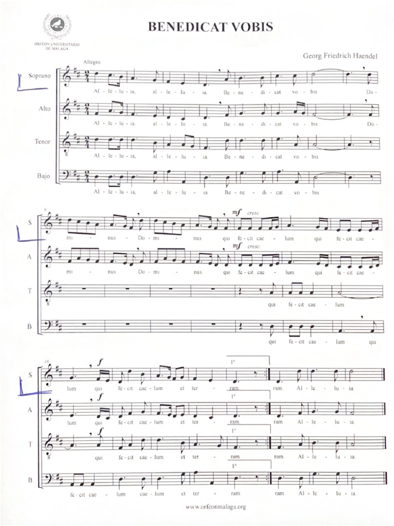 BENEDICAT VOBIS | PDF