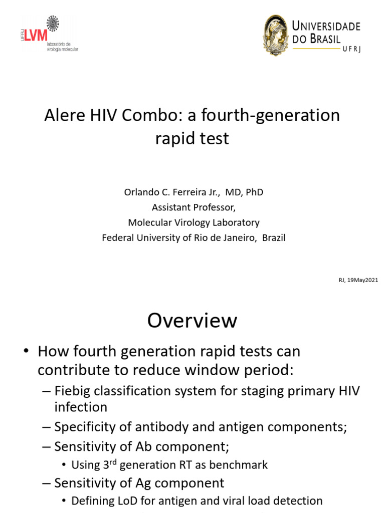Alere HIV Combo - Performance | PDF | Hiv | Immunology