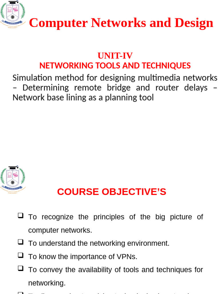 UNIT-IV-NETWORKING TOOLS AND TECHNIQUES | PDF | Computer Network | Wide Area Network