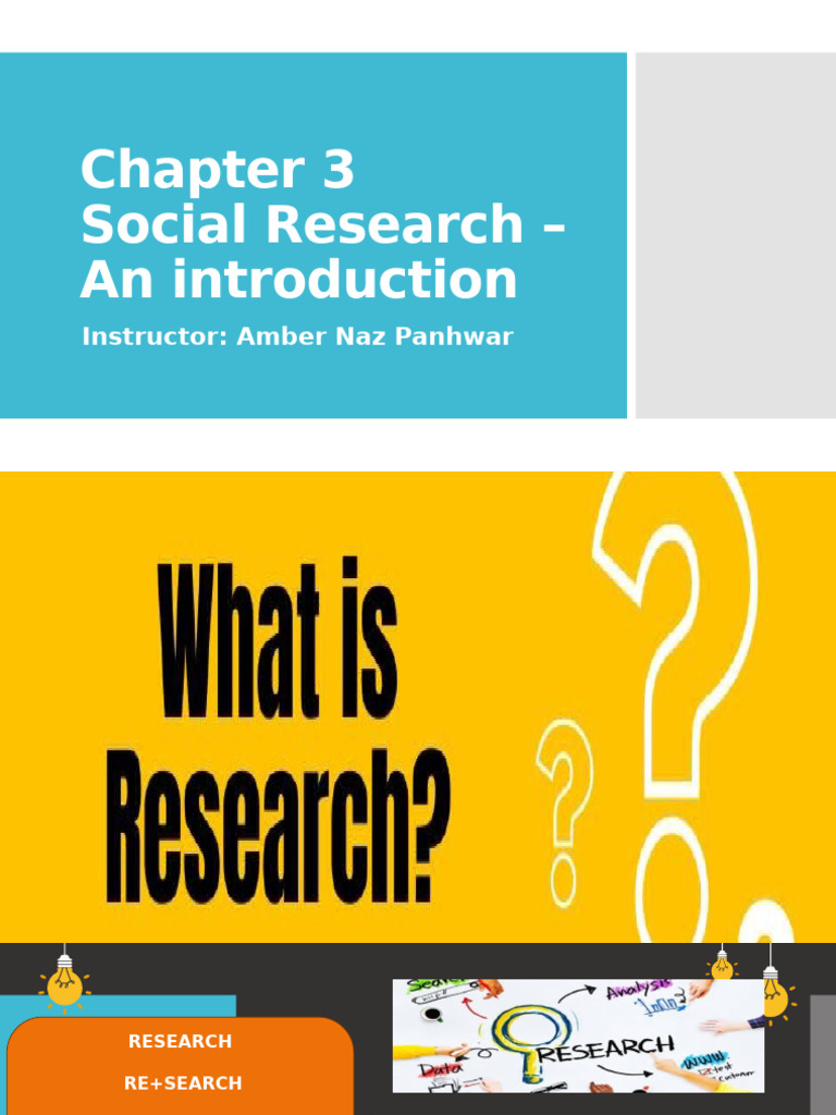Introduction to Social Research Concepts | PDF | Methodology | Basic ...