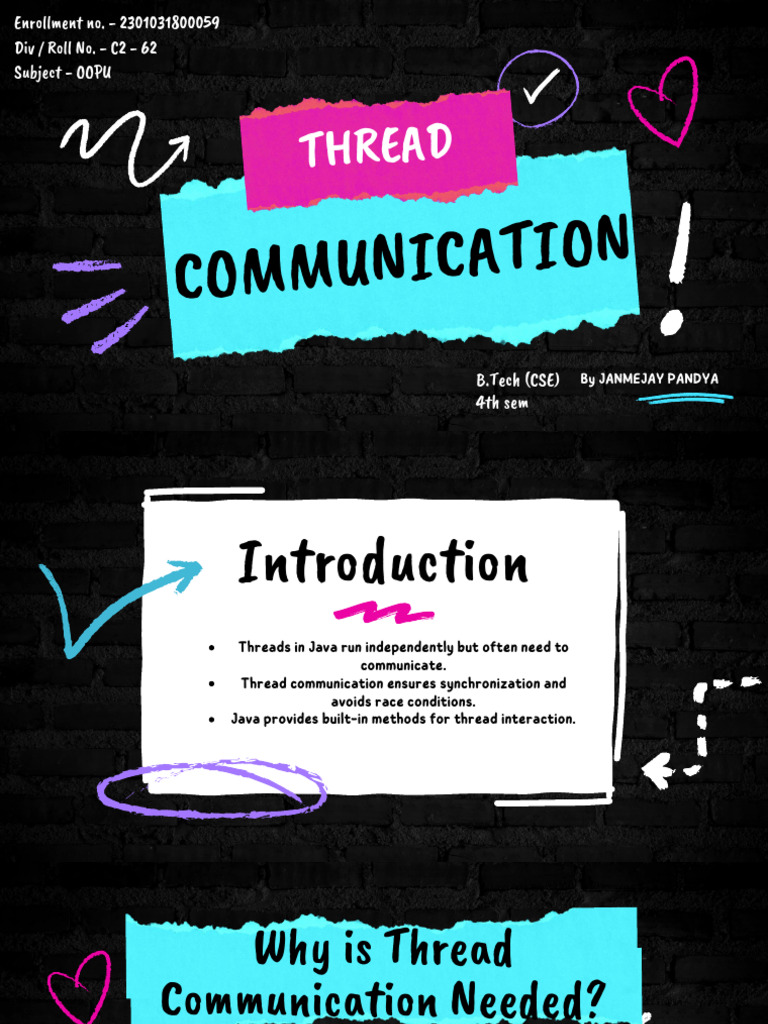 Java Thread Communication Guide | PDF | Thread (Computing) | Computer Architecture
