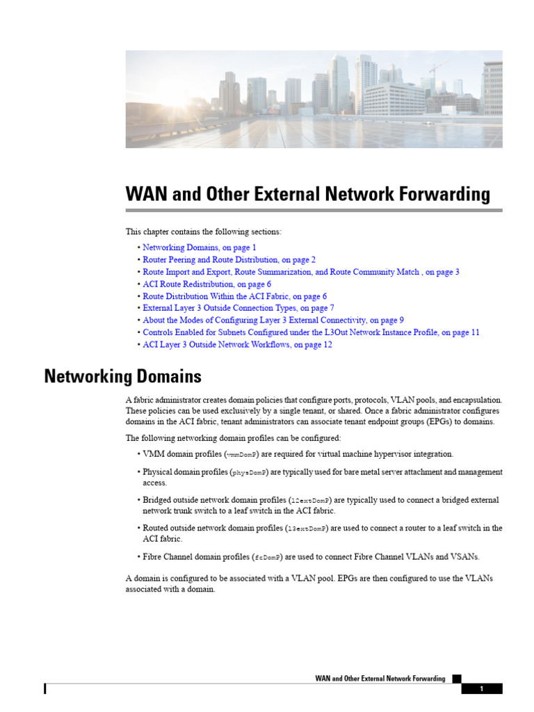 WAN Routing and Network Forwarding Guide | PDF | Router (Computing ...