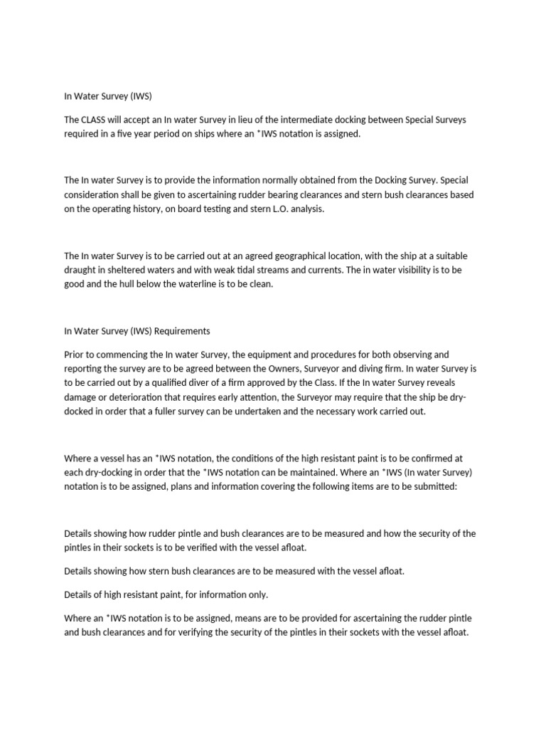 In Water Survey IWS-WPS Office | PDF