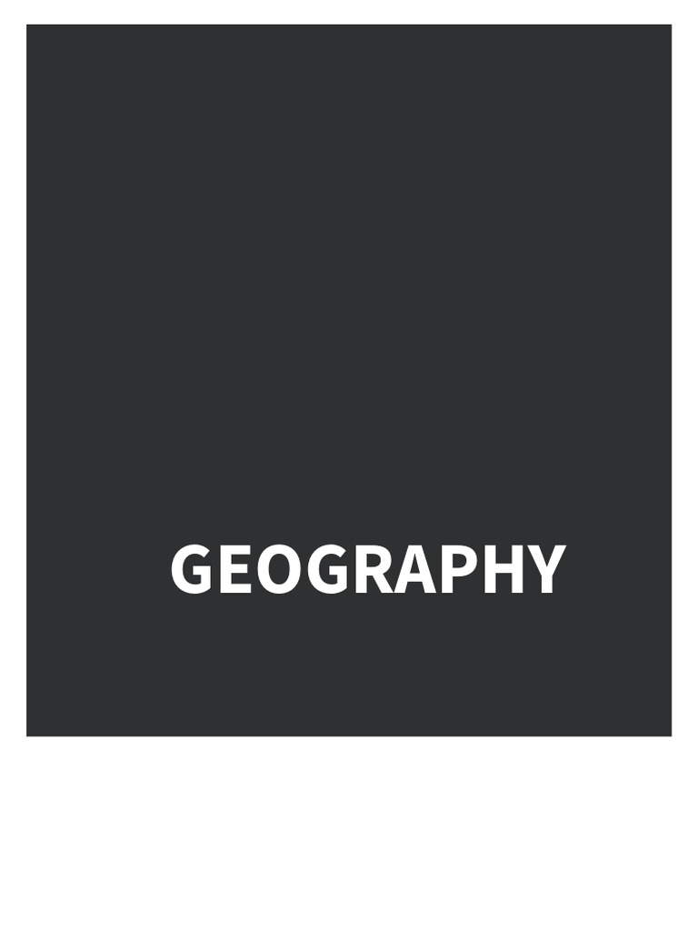 Geography Textbook Prototype for Senior One | PDF | Area | Longitude