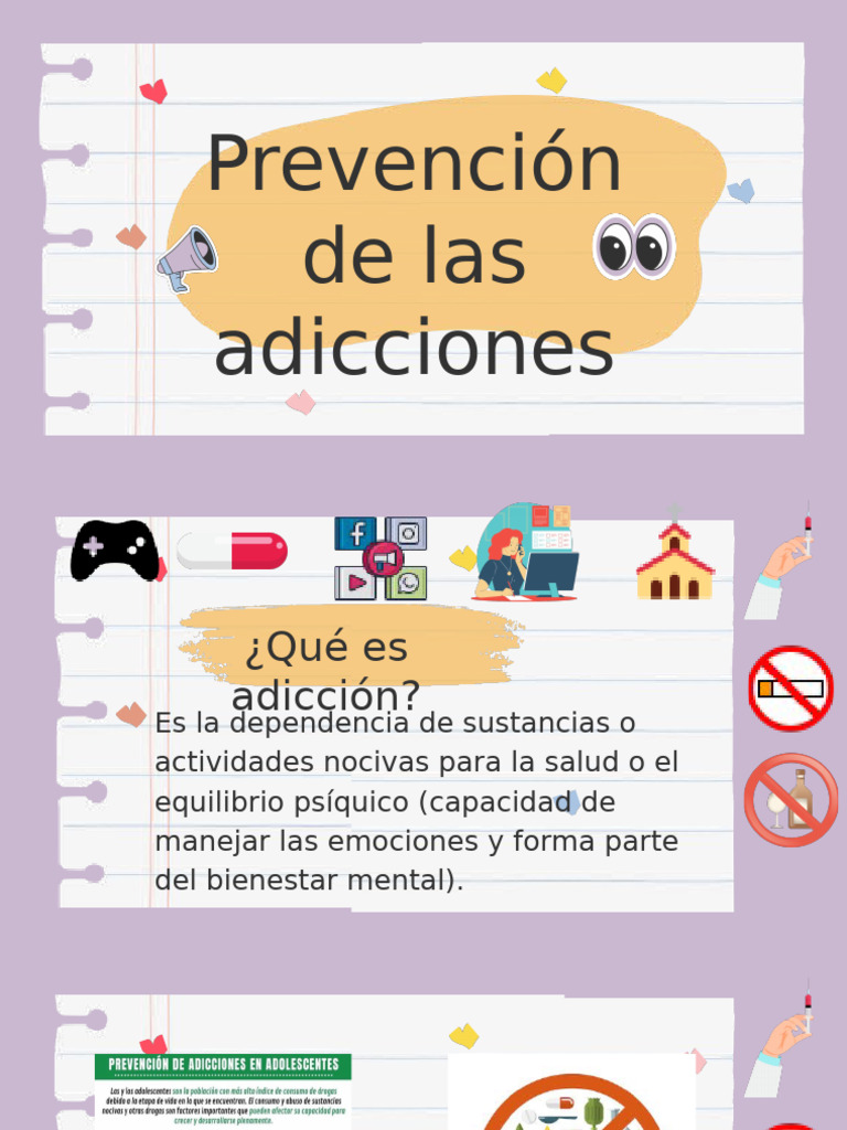 Prevención de Adicciones en México | PDF