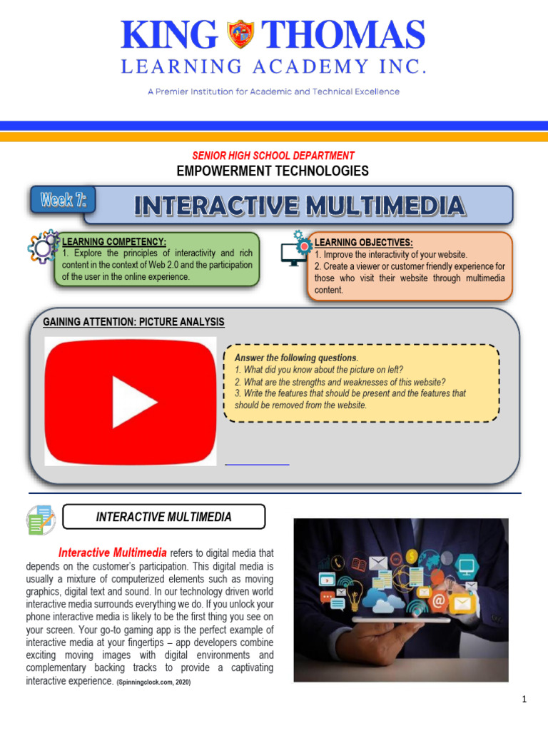 Enhancing Web Interactivity with Multimedia | PDF | Multimedia | Podcast