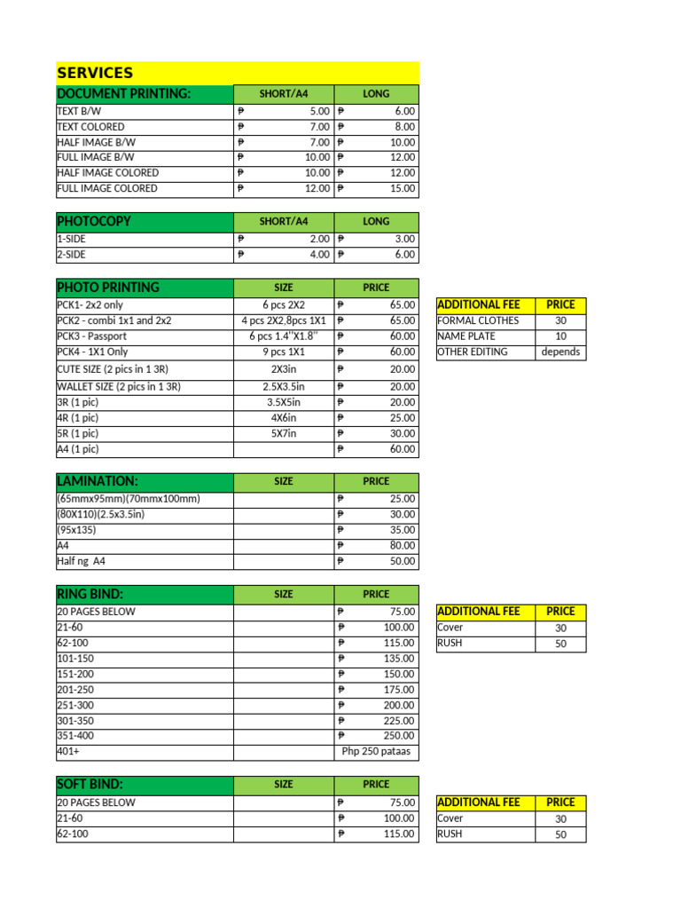 Pricelist 01042025 | PDF