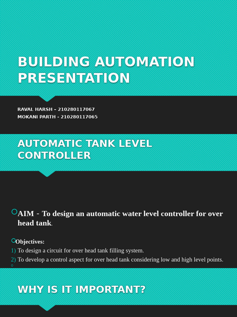 BUILDING AUTOMATION PROJECT 1.0 | PDF | Relay | Electricity