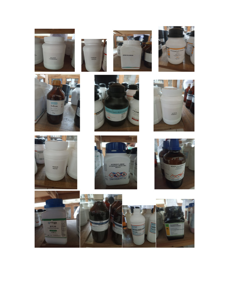 Bahan Lab Kimiafarmasi | PDF