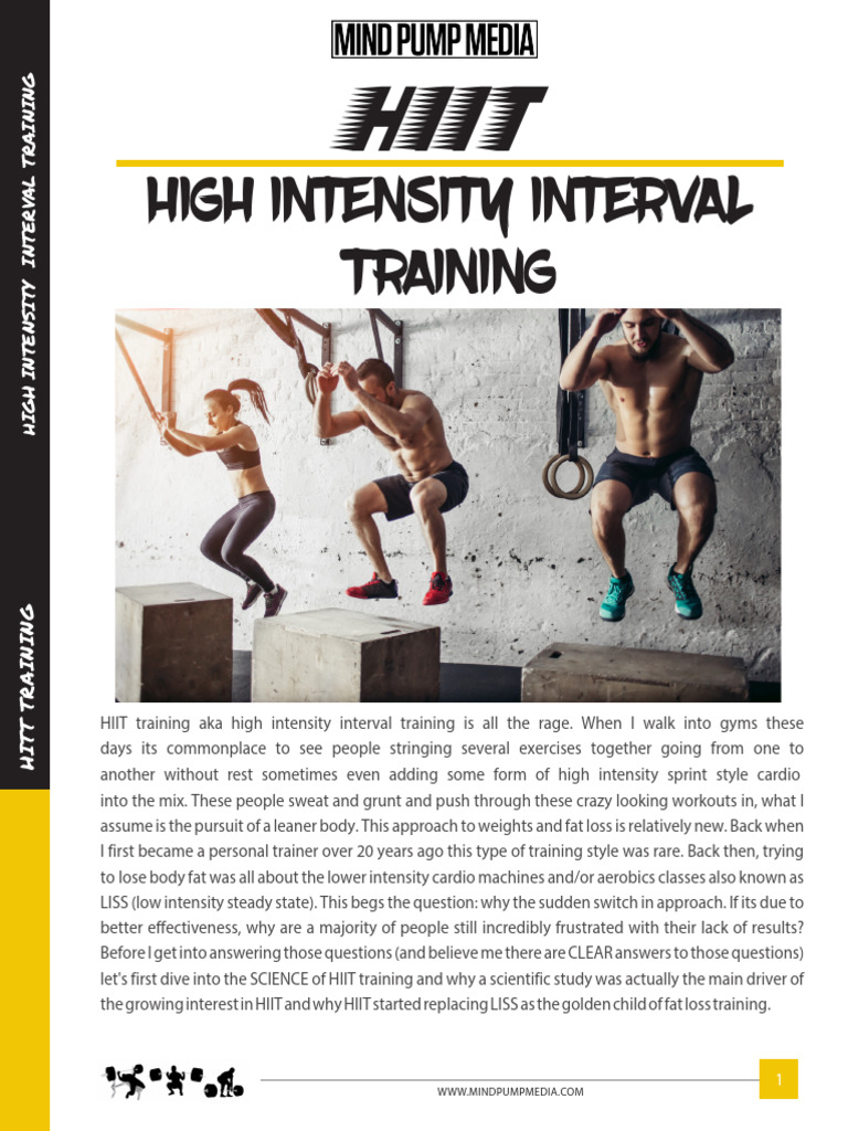 HIIT Training: Common Mistakes & Solutions | PDF | High Intensity ...