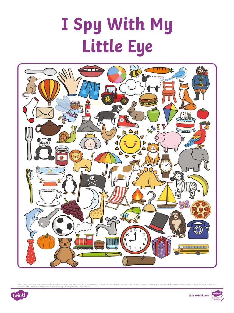 Us T 2549058f New I Spy With My Little Eye Activity Text Editable | PDF