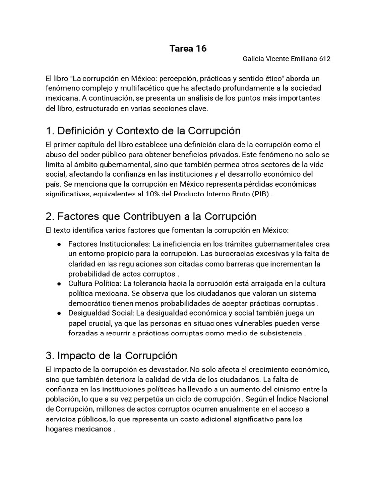 Emiliano Galicia 612 | PDF | Corrupción política | Responsabilidad