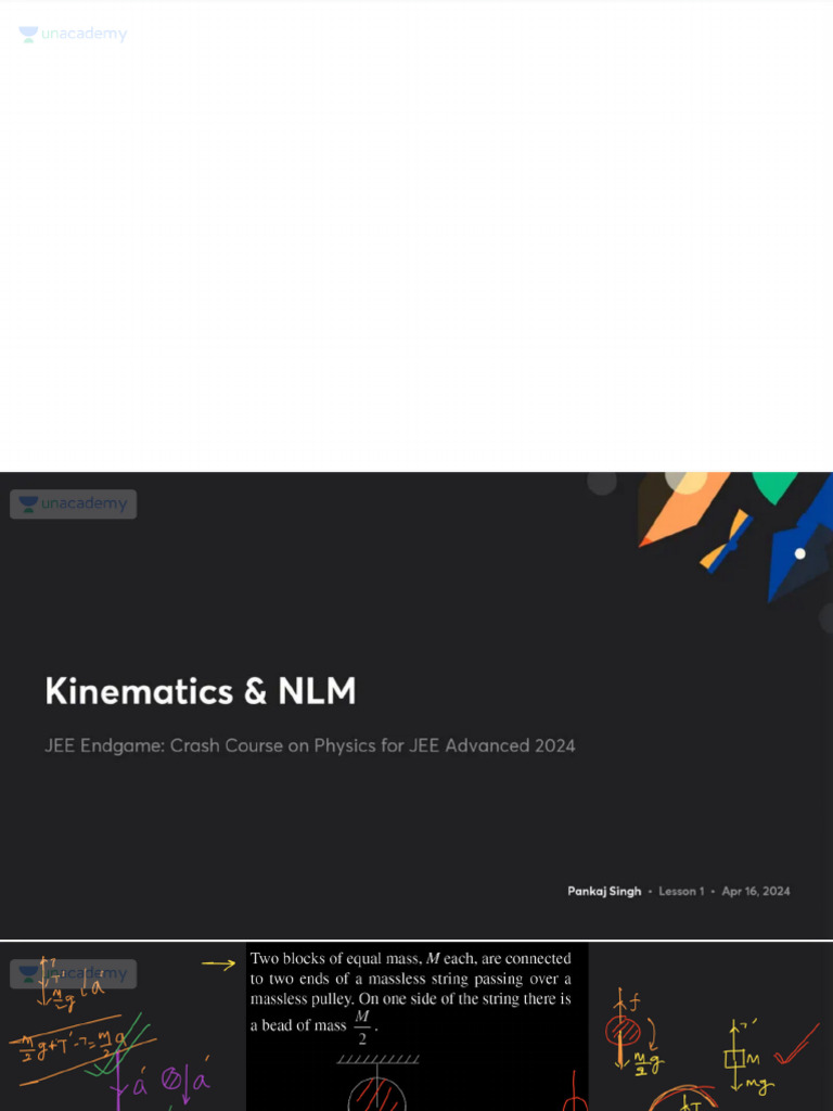 Kinematics NLM With Anno | PDF