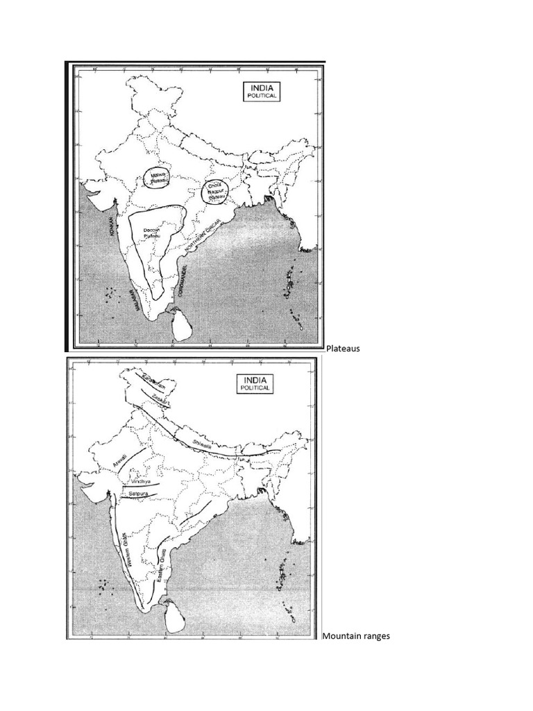 PRACTICE MAPS cl 9 | PDF
