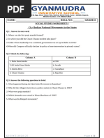 Grade 9 MAP WORKSHEET DRAINAGE (Geography) | PDF