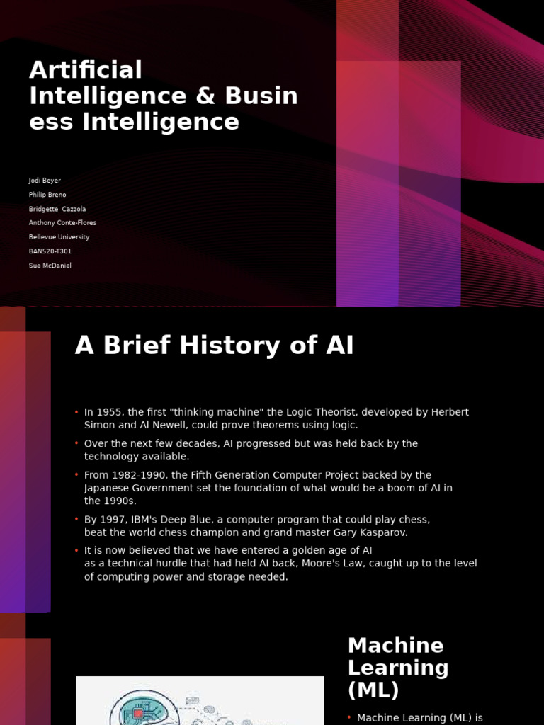 AI and Business Intelligence Overview | PDF | Artificial Intelligence ...