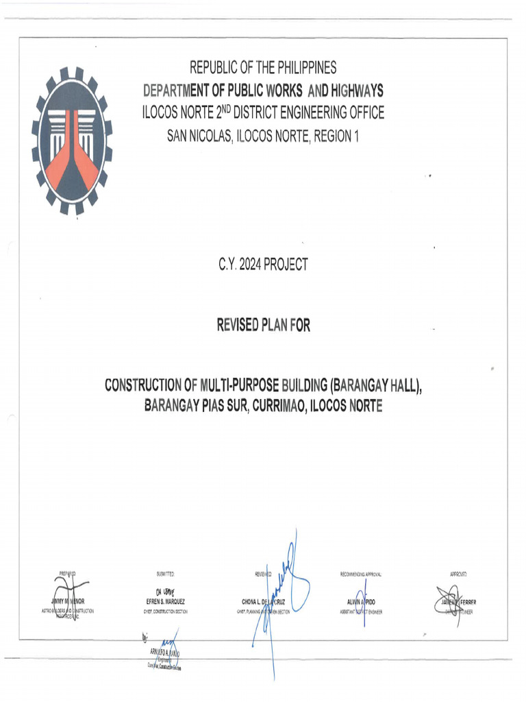 24AB0015 - Revised Drawing (Approved) | PDF