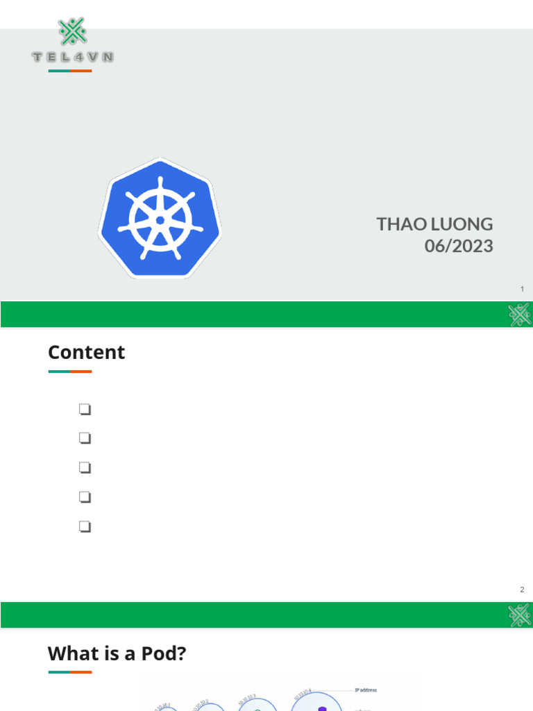 Buoi04 - 01 - Understanding - k8s - Workload Update | PDF | Software ...