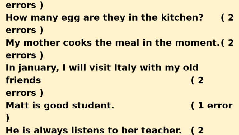 Checking Mistakes | PDF