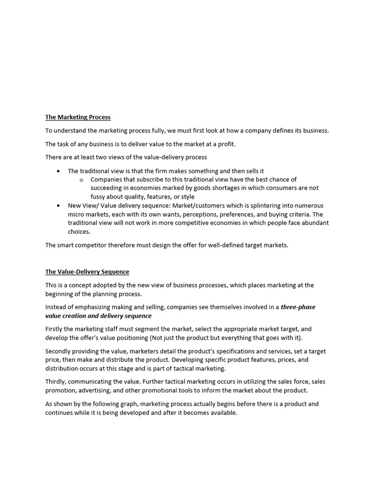 Marketing Process Steps Explained | PDF | Marketing | Marketing Strategy