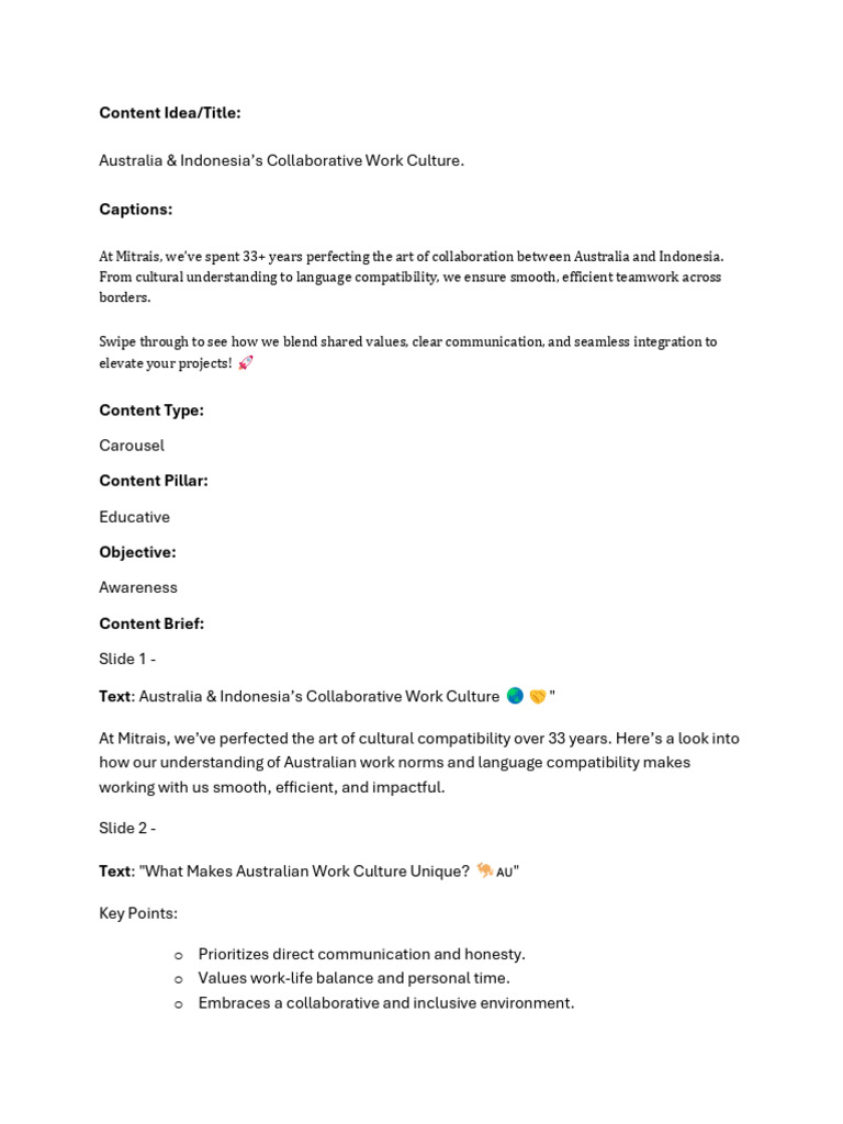 Content Idea Template | PDF