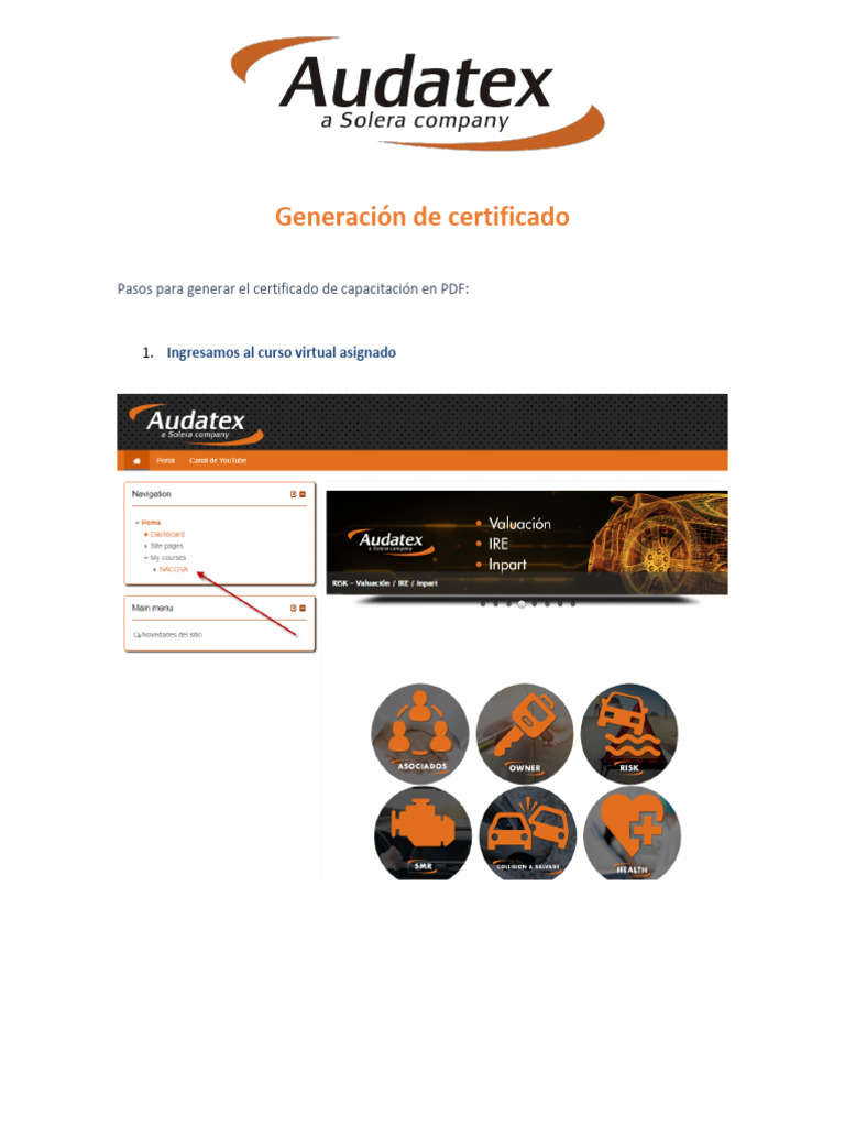 Generación de Certificado | PDF