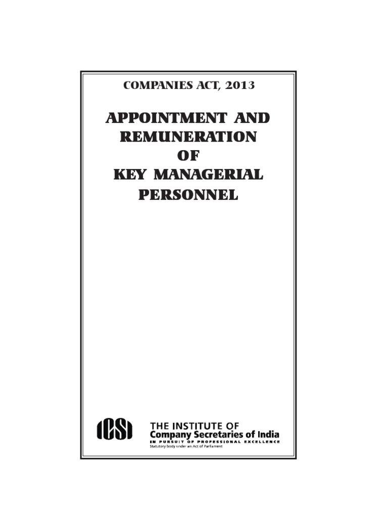 APPOINTMENT & REMUNERATION Cover.p65 | PDF | Audit | Regulatory Compliance