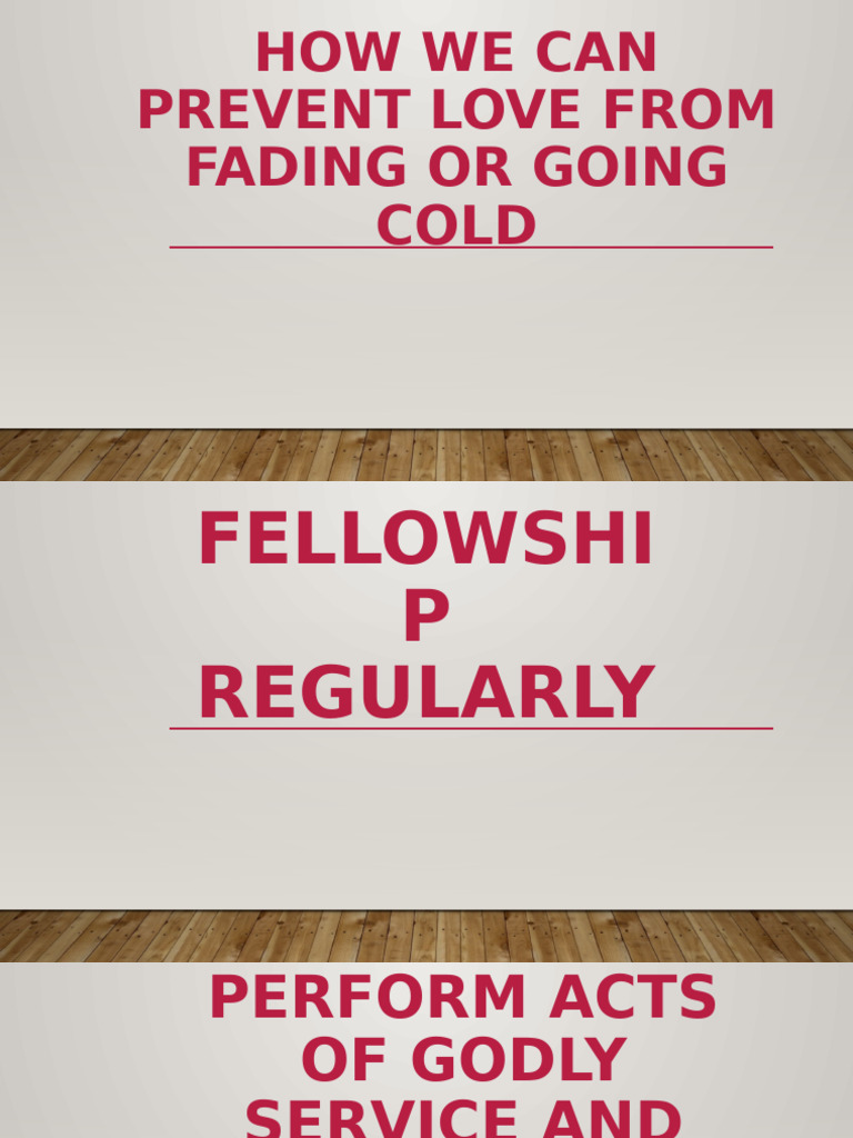 How We Can Prevent Love From Fading or | PDF