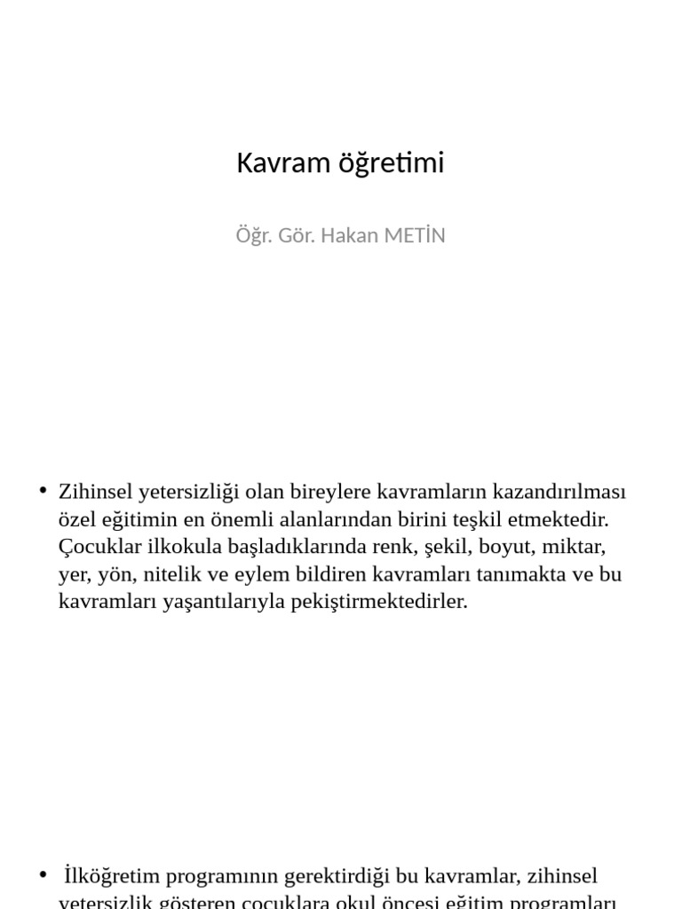 kavram sunu (1) | PDF