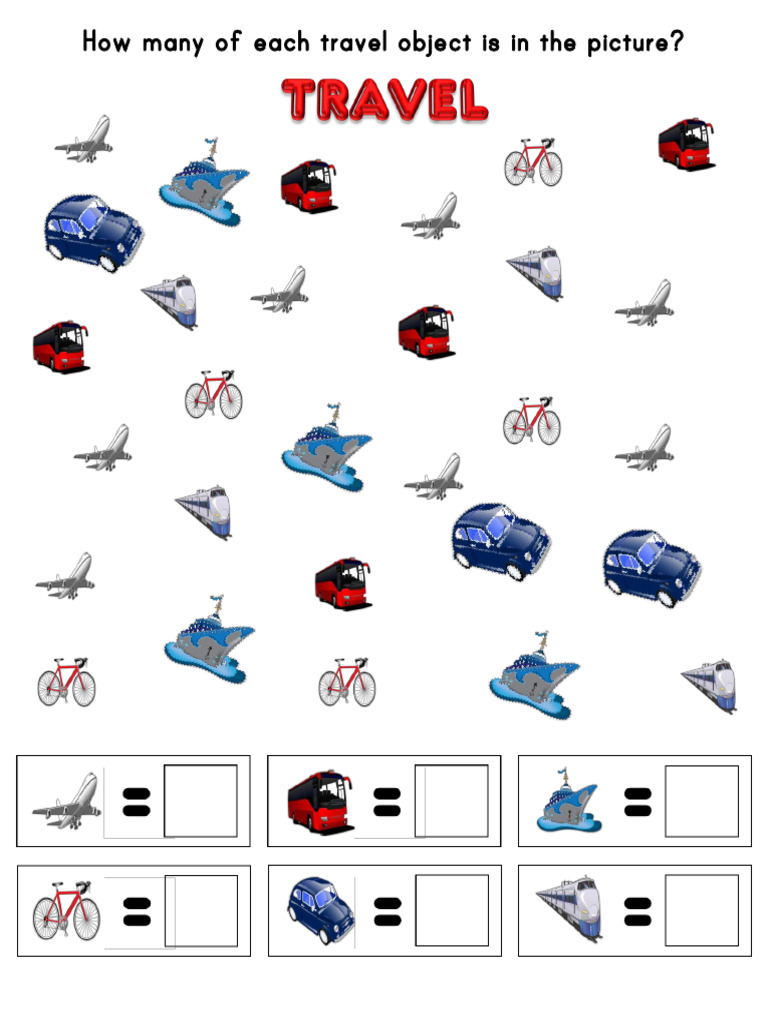Travel Counting 2 and 3 | PDF