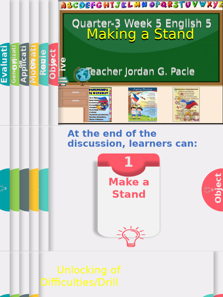 COT 1 English 5 Quarter 3 | PDF | Motivation | Motivational