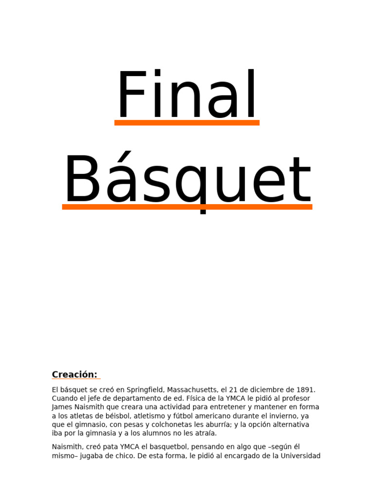 Basquet | PDF | Asociacion Nacional de Basquetbol | Asociación de baloncesto de América
