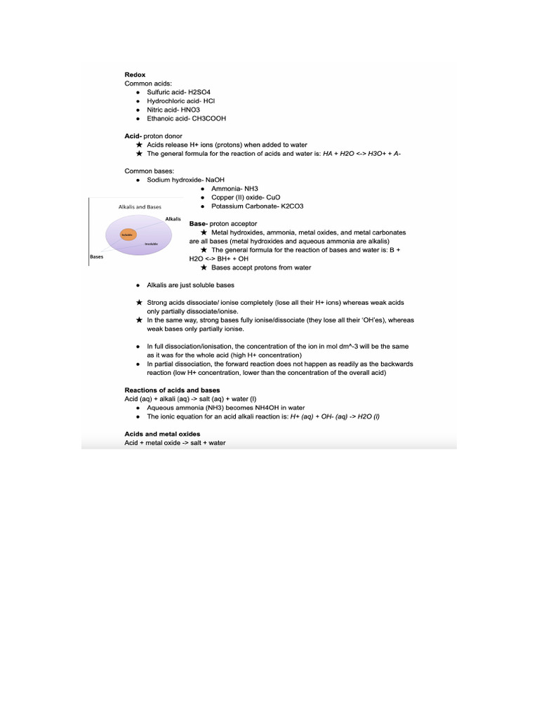 Module 2 Acid and Electron Configuration | PDF