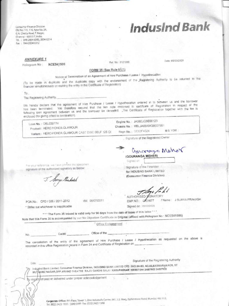 FORM35 | PDF