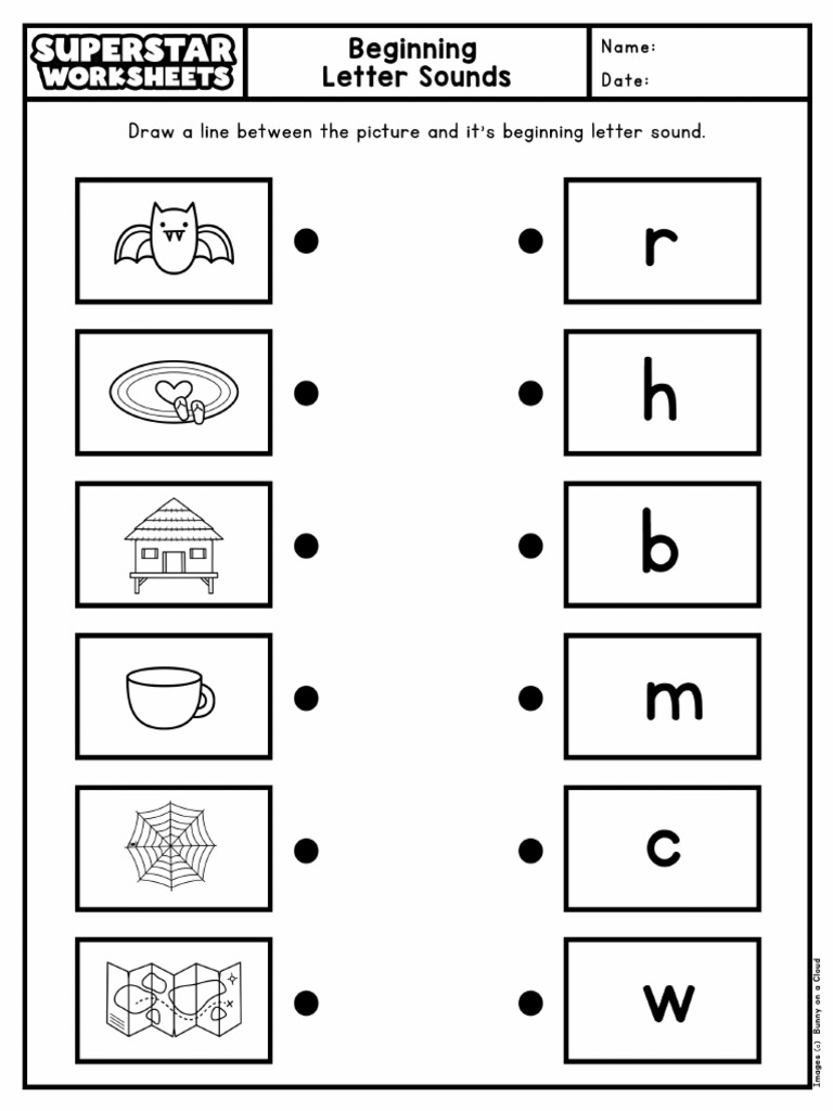 Beginning Sound Worksheets | PDF